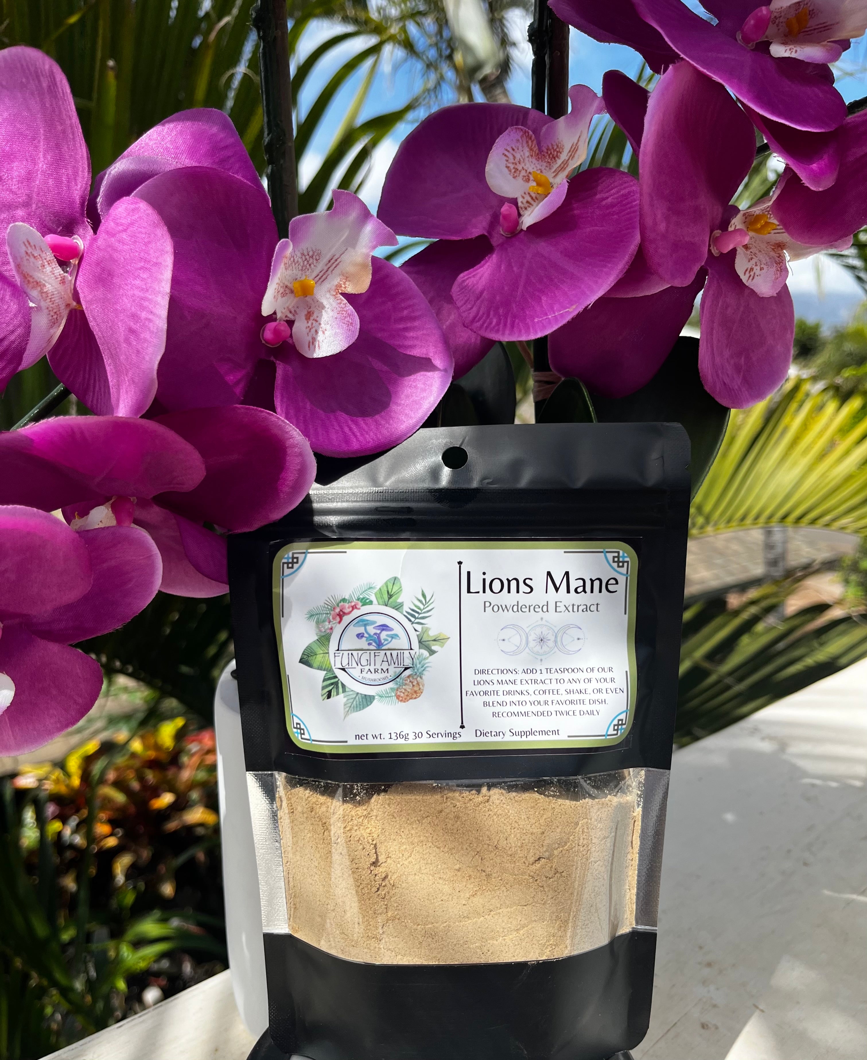 Lions Mane Powder Extract – Fungi Family Farm